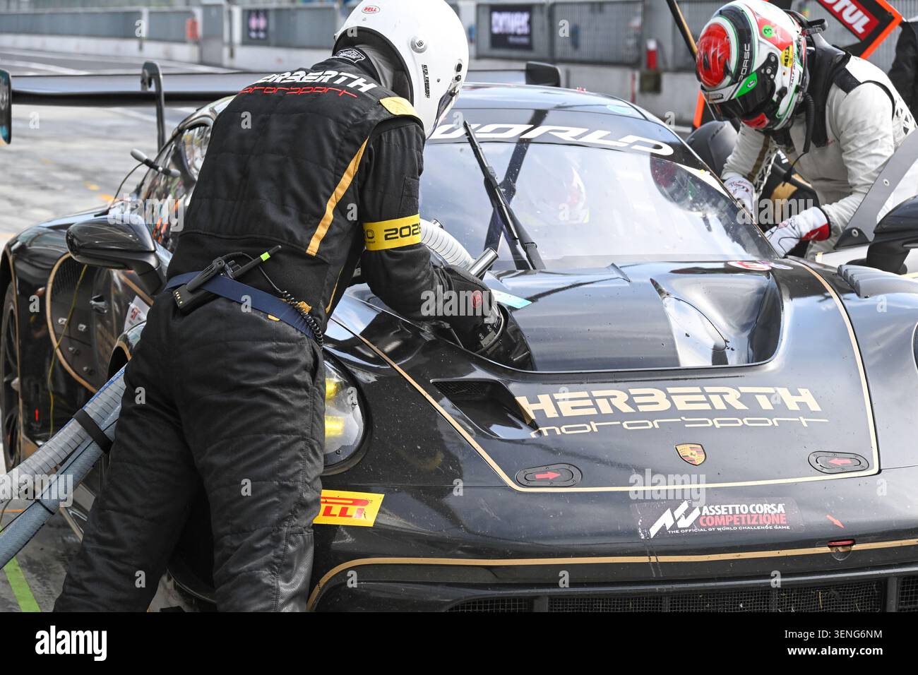 Monza, Italy. 31 May, 2026. A refuel of a porsche, during GT World ...