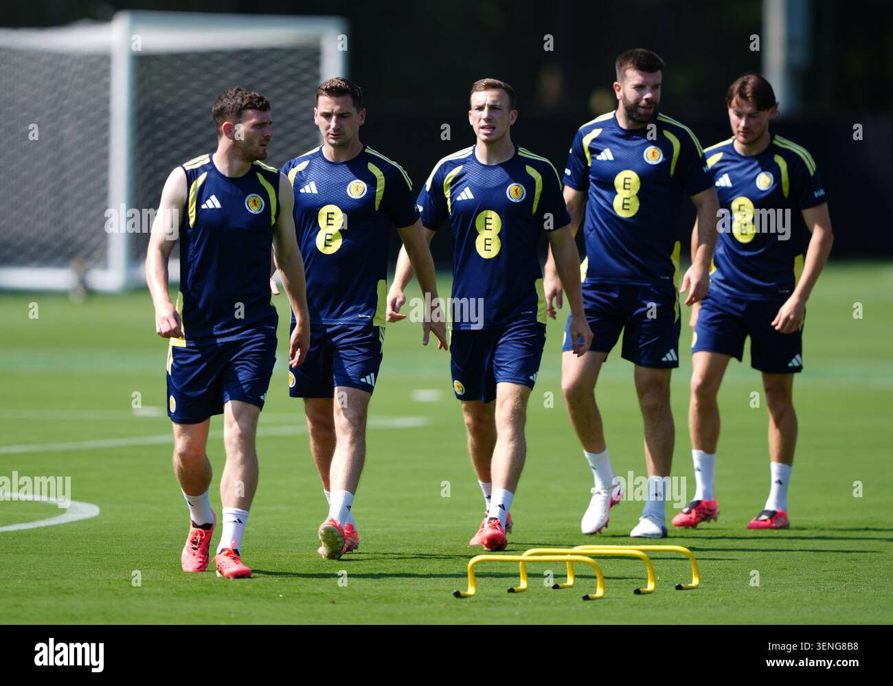 Scotland's Andrew Robertson during training at the Atrium Health ...