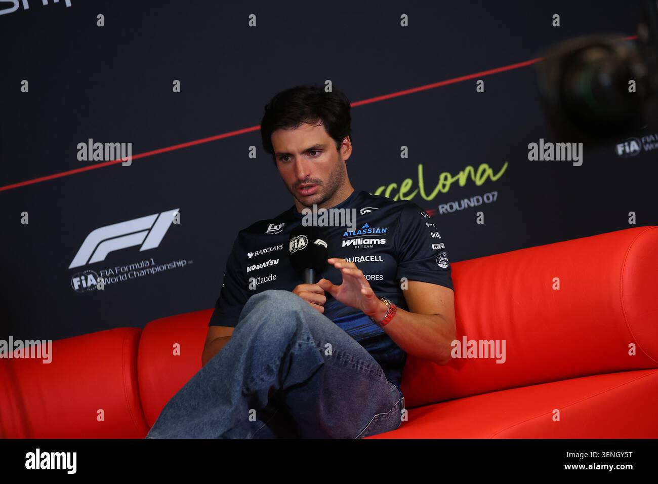 IPA85582250 - 55 Carlos Sainz (ESP), Williams Mercedes FW48, during the ...