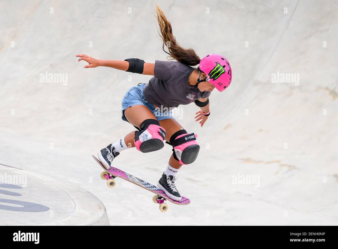 Arisa Trew of Australia practices during a training session of the ...