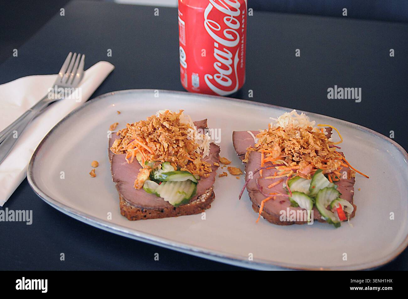 Copenhagen/Denmark /10 june 2026/Dansh lunch with roast beef cold ...