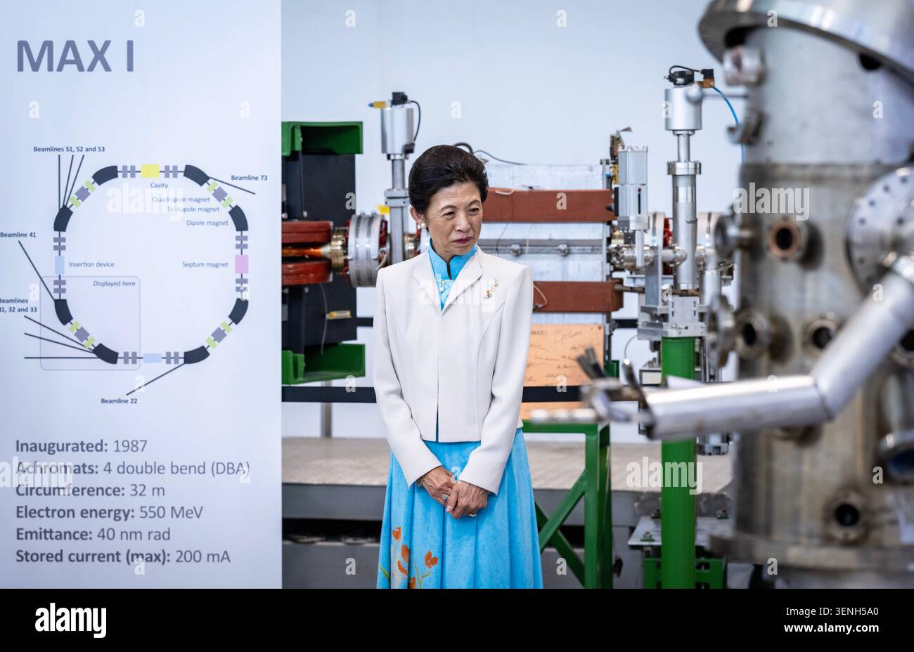 LUND 2026-06-11 Princess Takamado of Japan in the museum section during ...