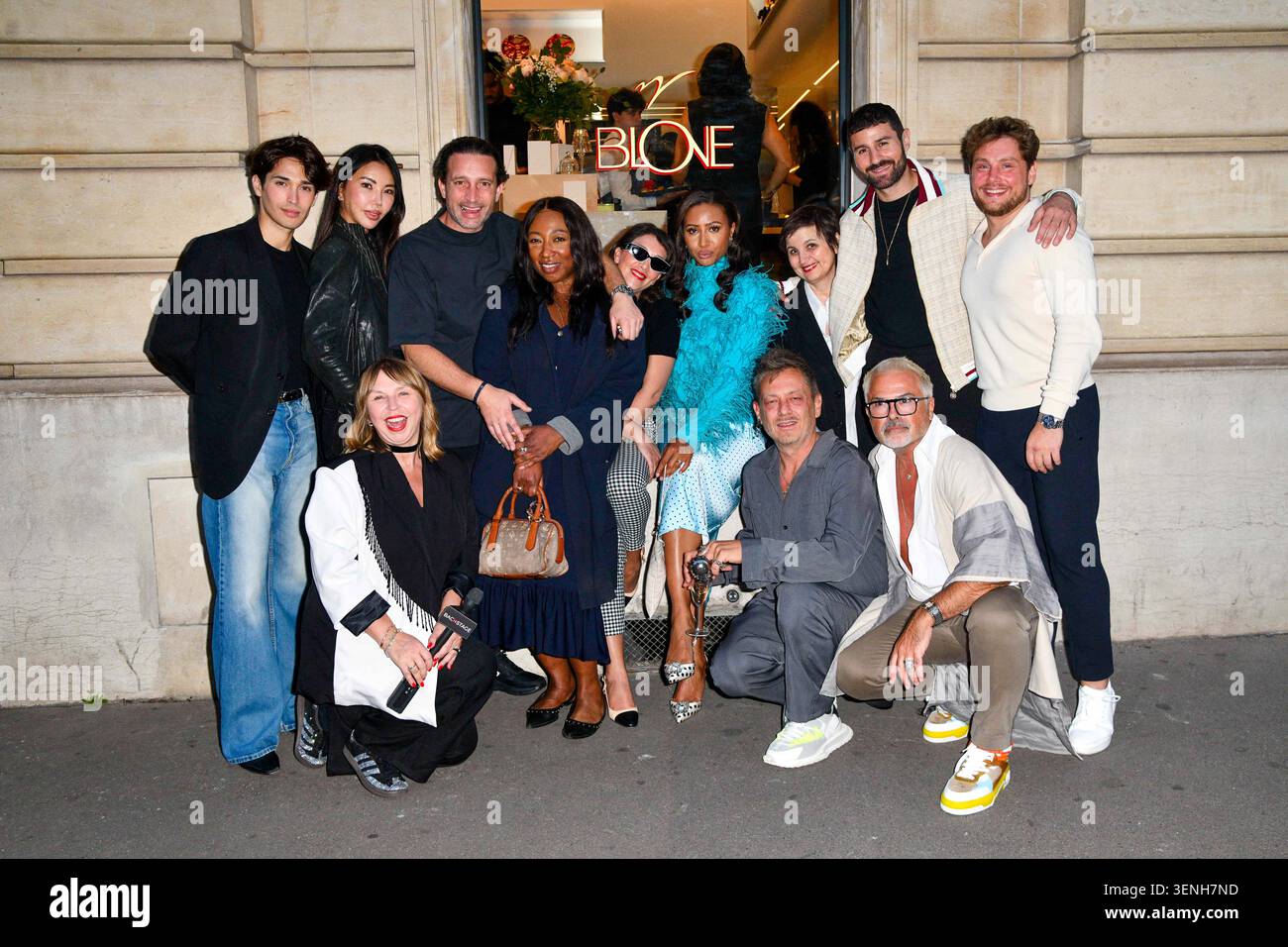 Berite Labelle and Sylvie Ortega Munos attend the "Blone Haute ...