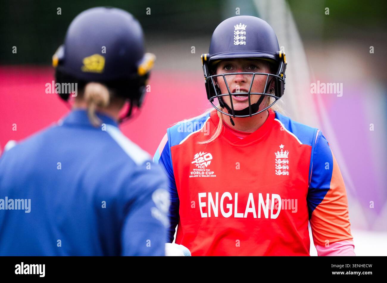 England's Sophie Ecclestone during a nets session at Edgbaston ...