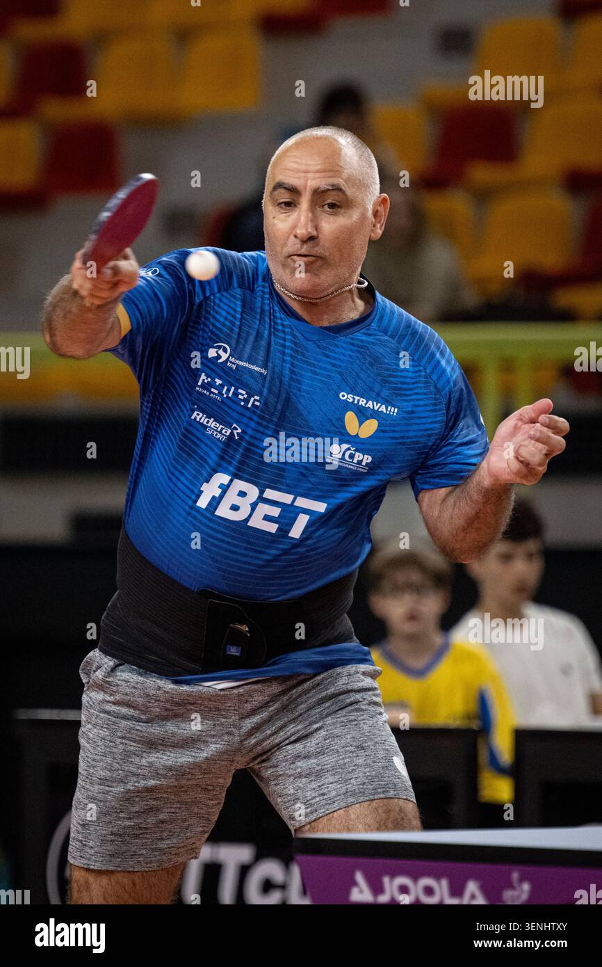 Czech former table tennis player Petr Korbel took part in table tennis ...
