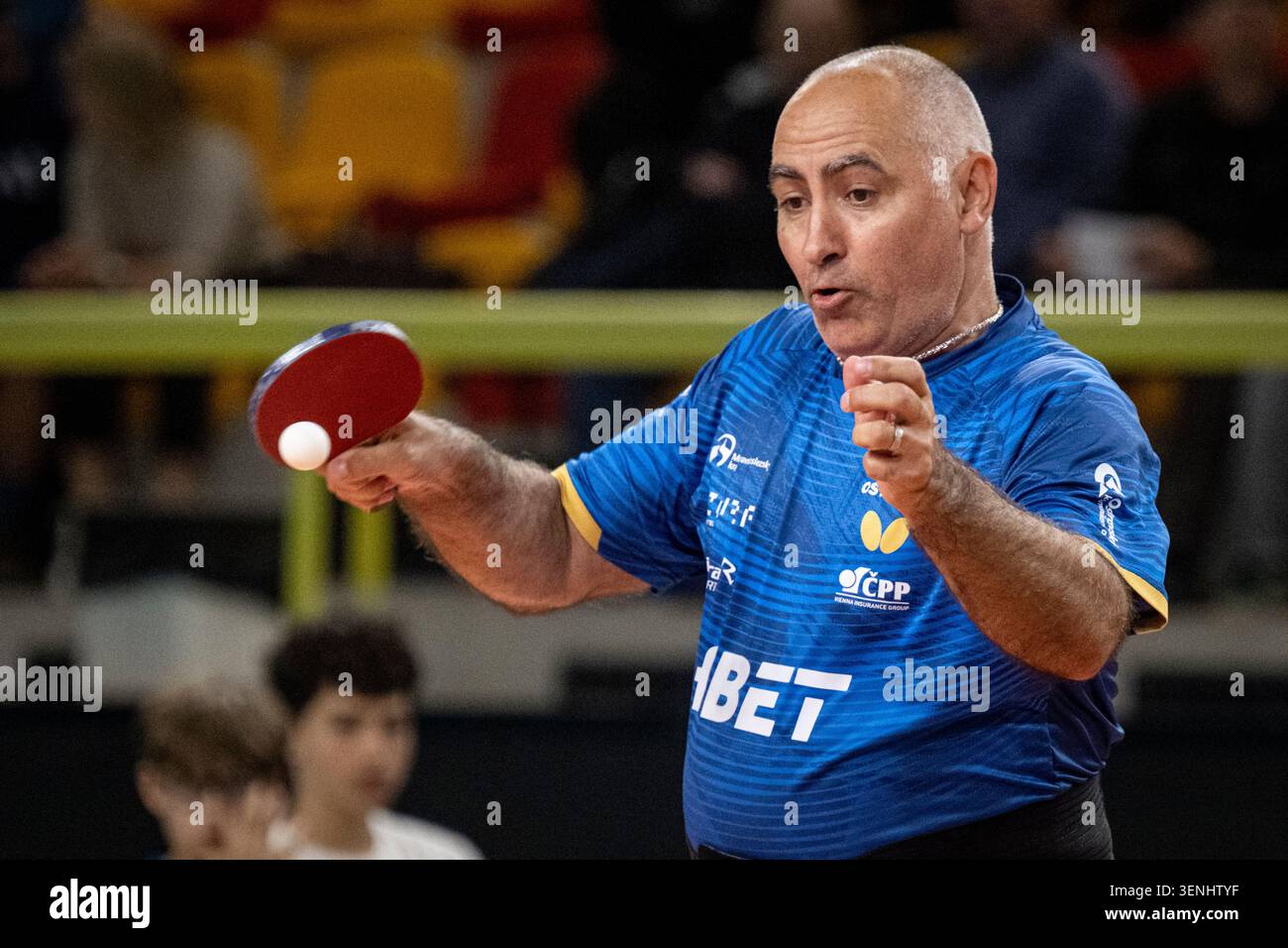 Czech former table tennis player Petr Korbel took part in table tennis ...