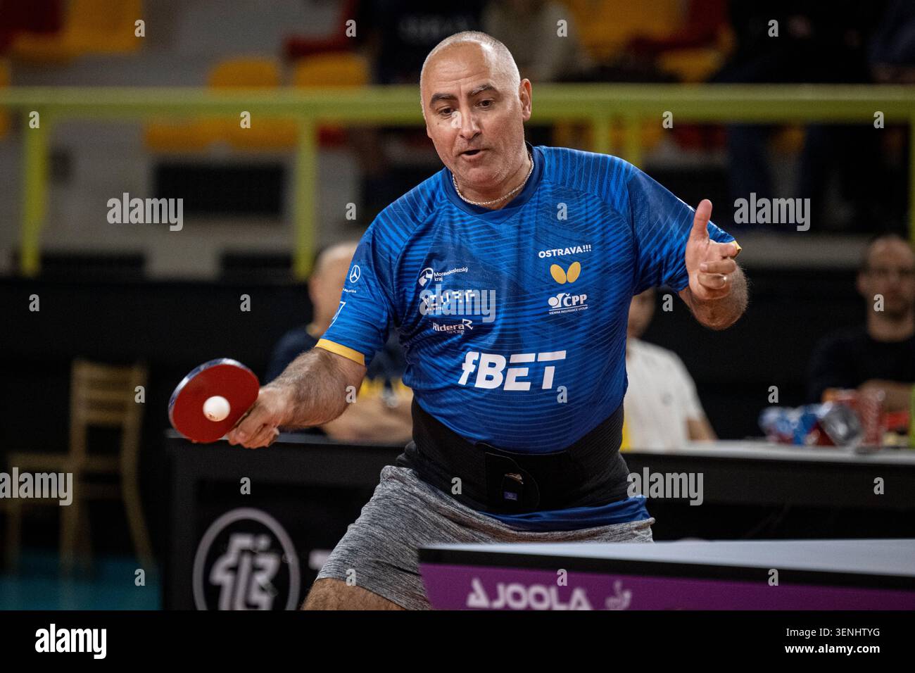 Czech former table tennis player Petr Korbel took part in table tennis ...
