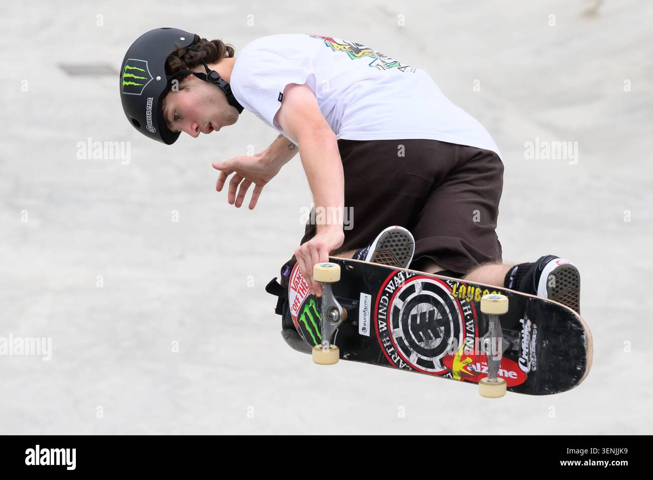Kalani Staricoff of Brazil practices during a training session of the ...