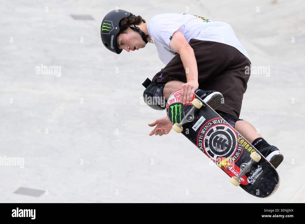 Kalani Staricoff of Brazil practices during a training session of the ...