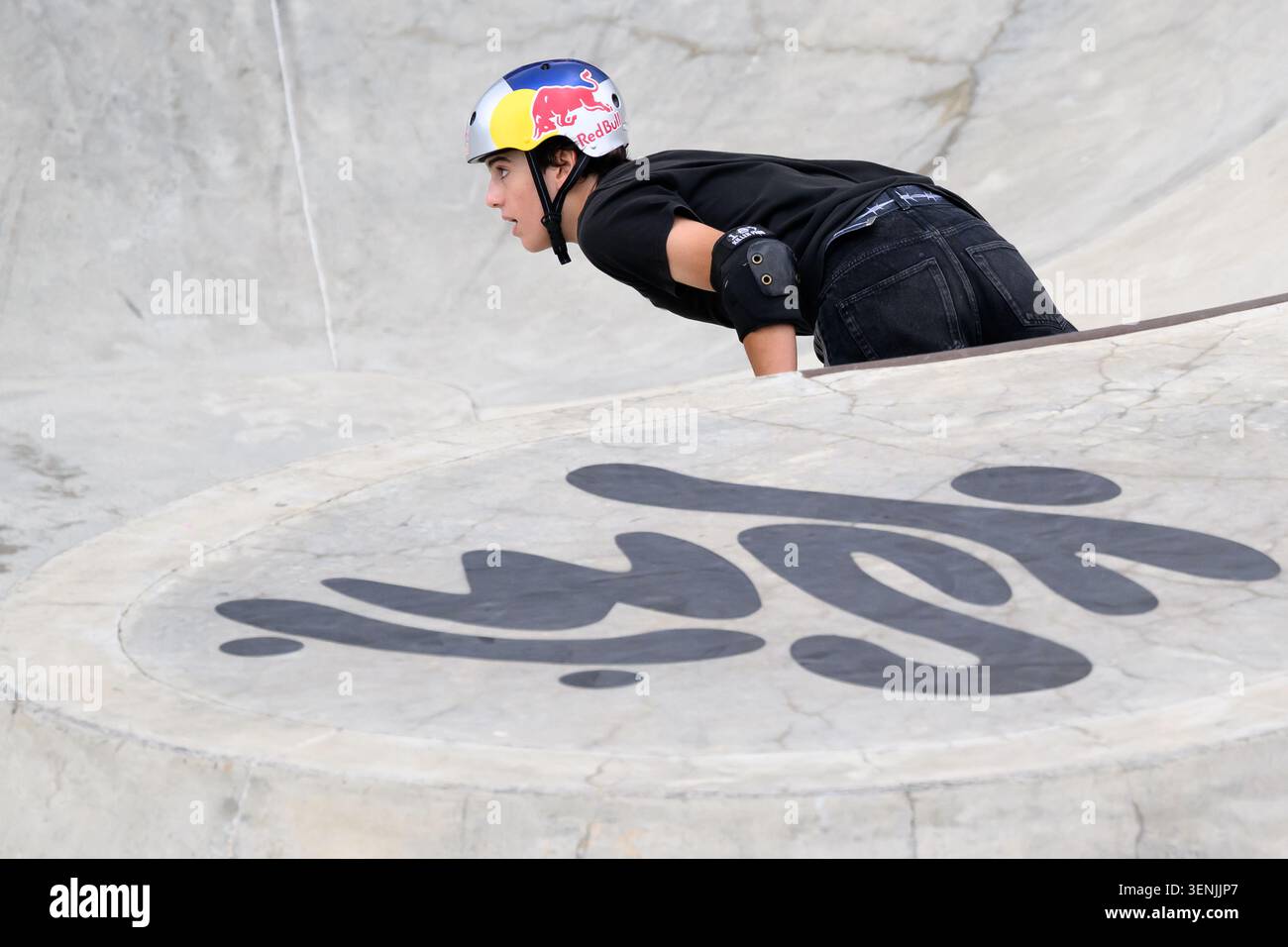 Gui Khury of Brazil practices during a training session of the men's ...