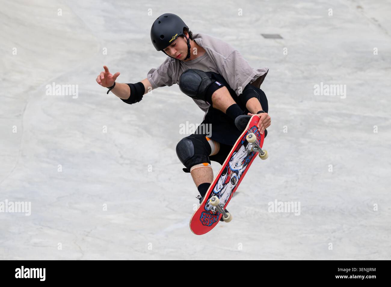 Luigi Cini of Brazil practices during a training session of the men's ...