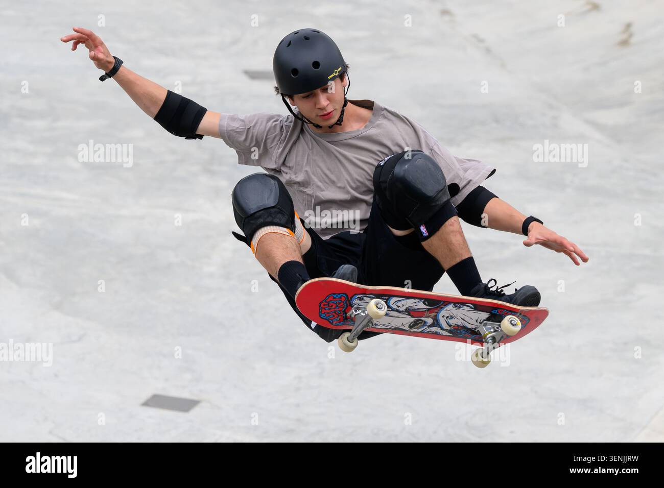 Luigi Cini of Brazil practices during a training session of the men's ...