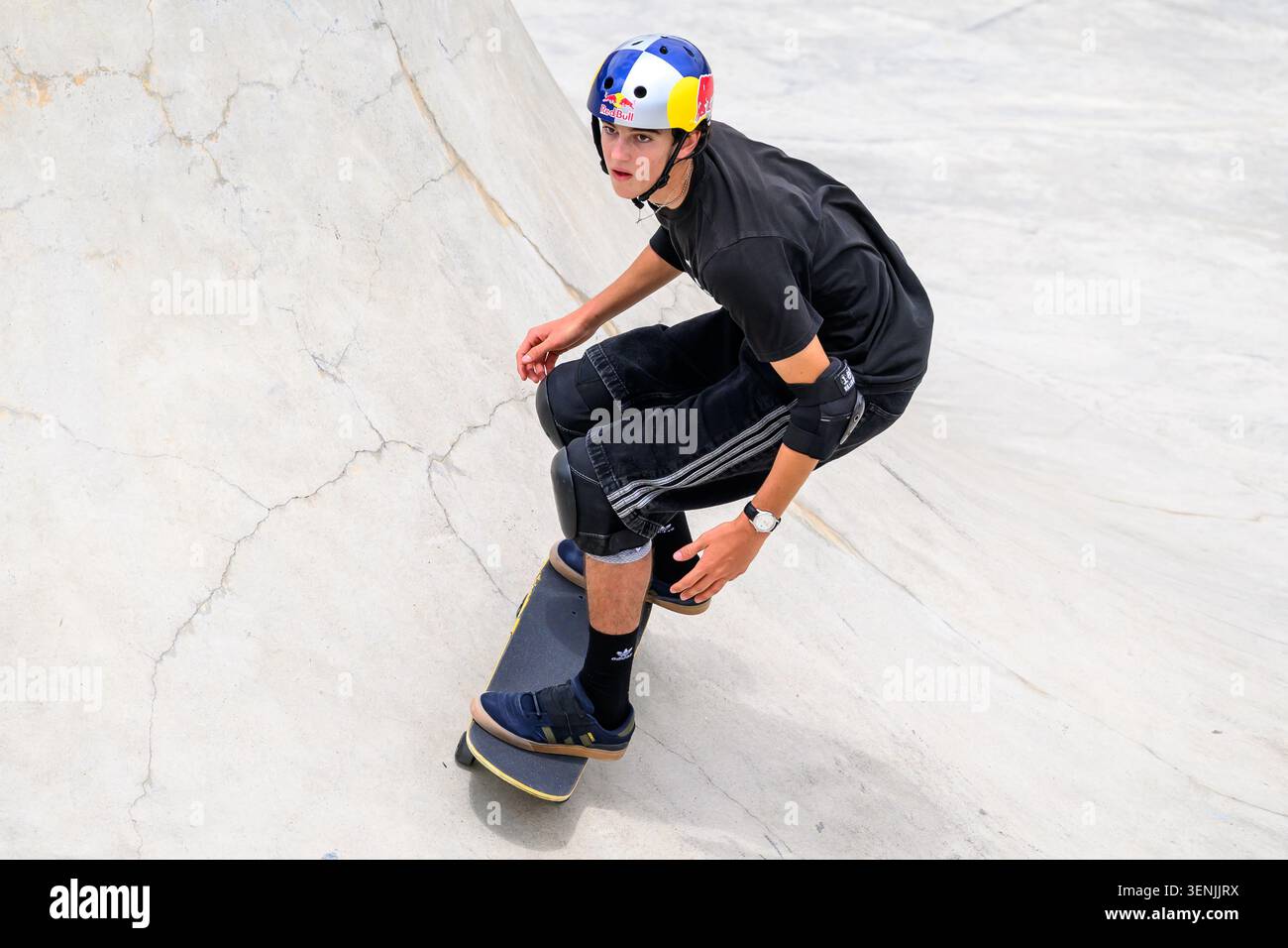 Gui Khury of Brazil practices during a training session of the men's ...