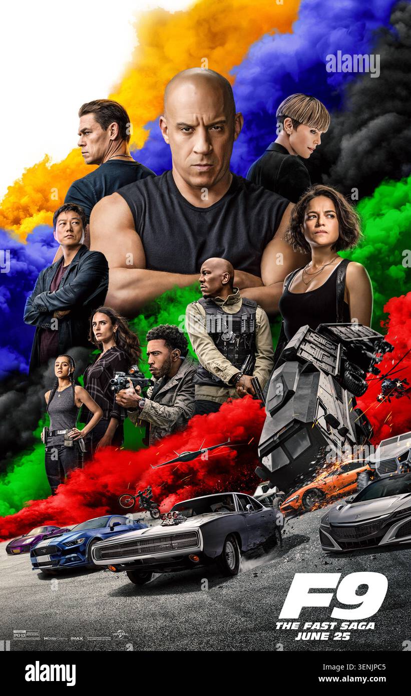 POSTER ARTFast & Furious 9 (2021) *Filmstill - Editorial Use Only* see ...