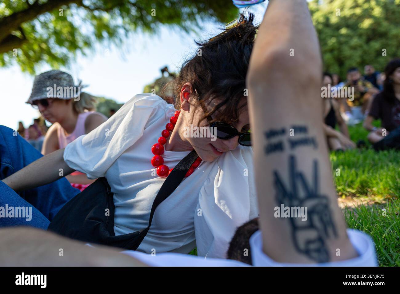 Festival‑goers gather during Primavera Sound Porto 2026 at Parque da ...