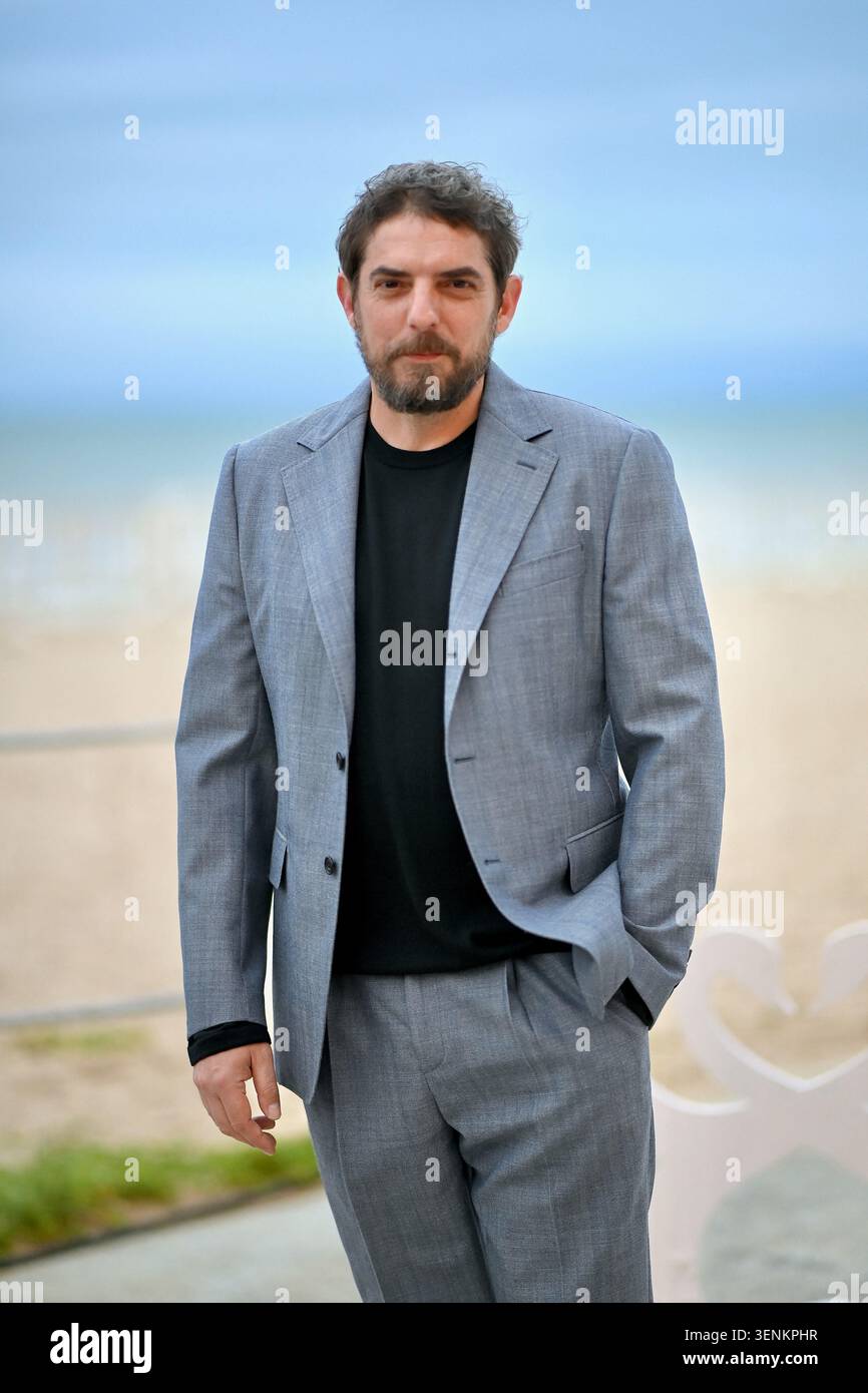 Damien Bonnard attends the Jury photocall during Day Two of the 40th ...