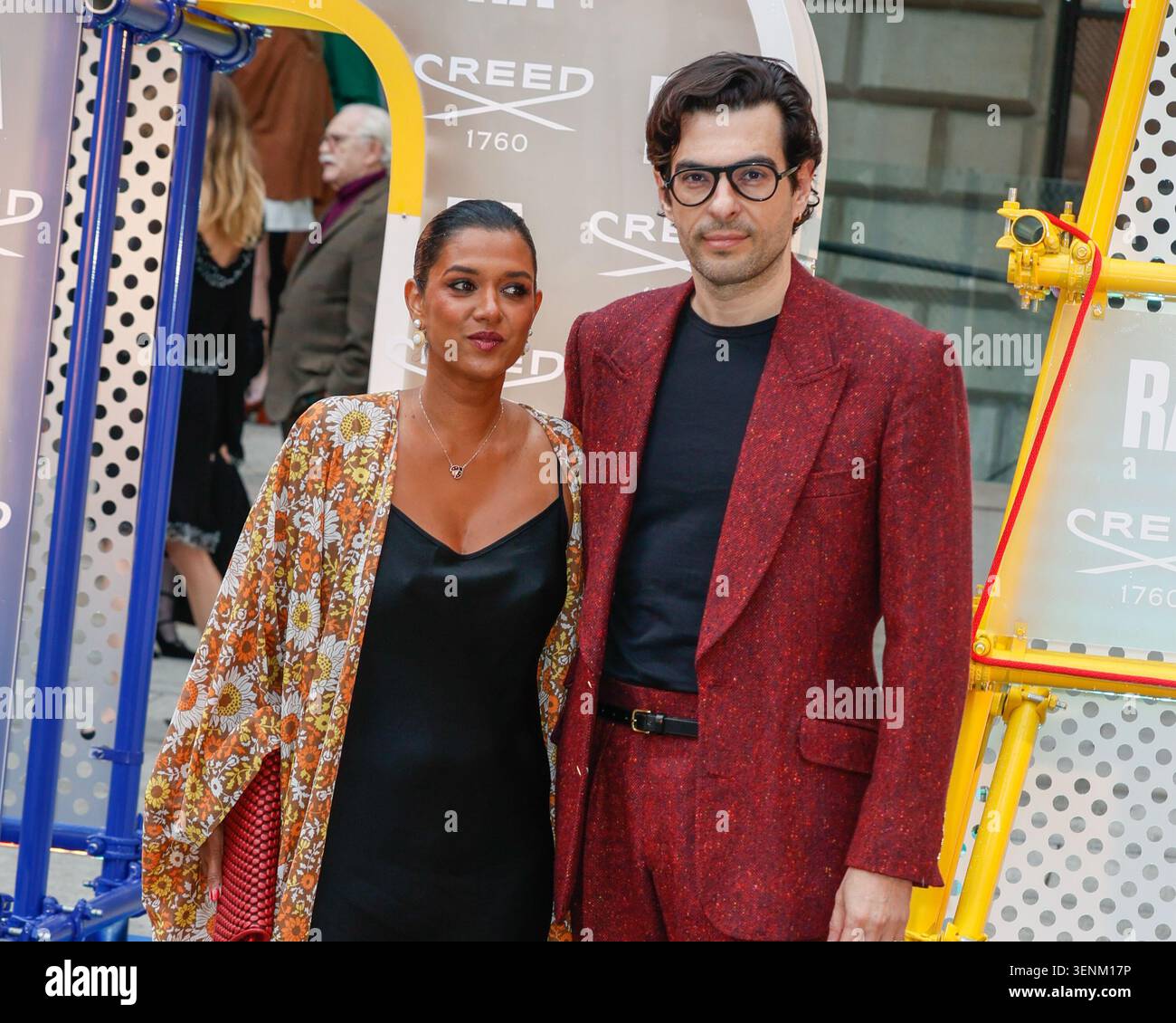 Sabina Emrit Harper and Dimitrios Tsivrikos attend the Royal Academy of ...