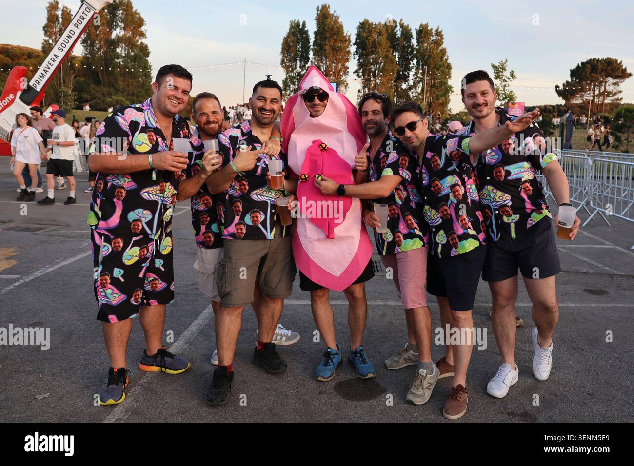 Bachelor party on the first day of the Primavera Sound festival. (Photo ...