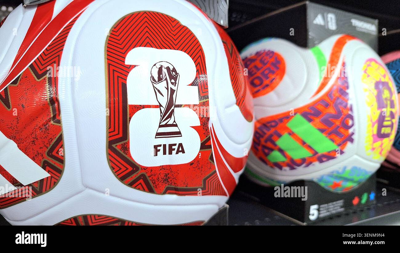 Toronto, ON, Canada - June 11, 2026: An official soccer ball featuring ...