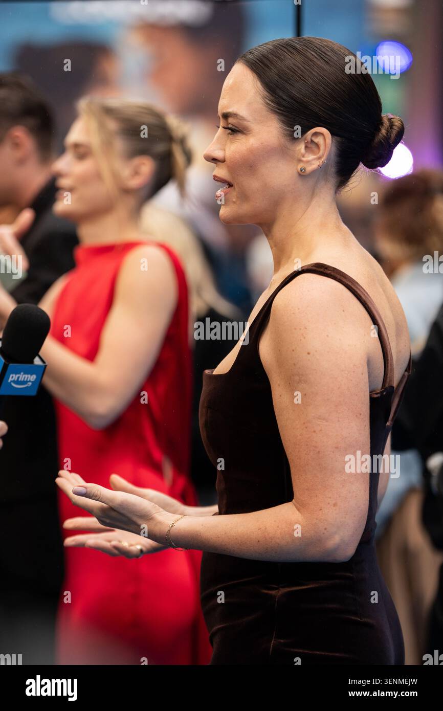 Eve Macklin attends the "Your Fault: London" UK Premiere at Cineworld ...