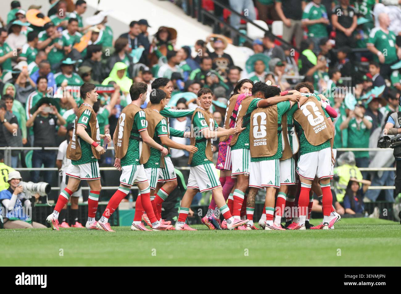 IPA85599957 - Raul Jimenez of Mexico celebrates his goal 2-0 with ...