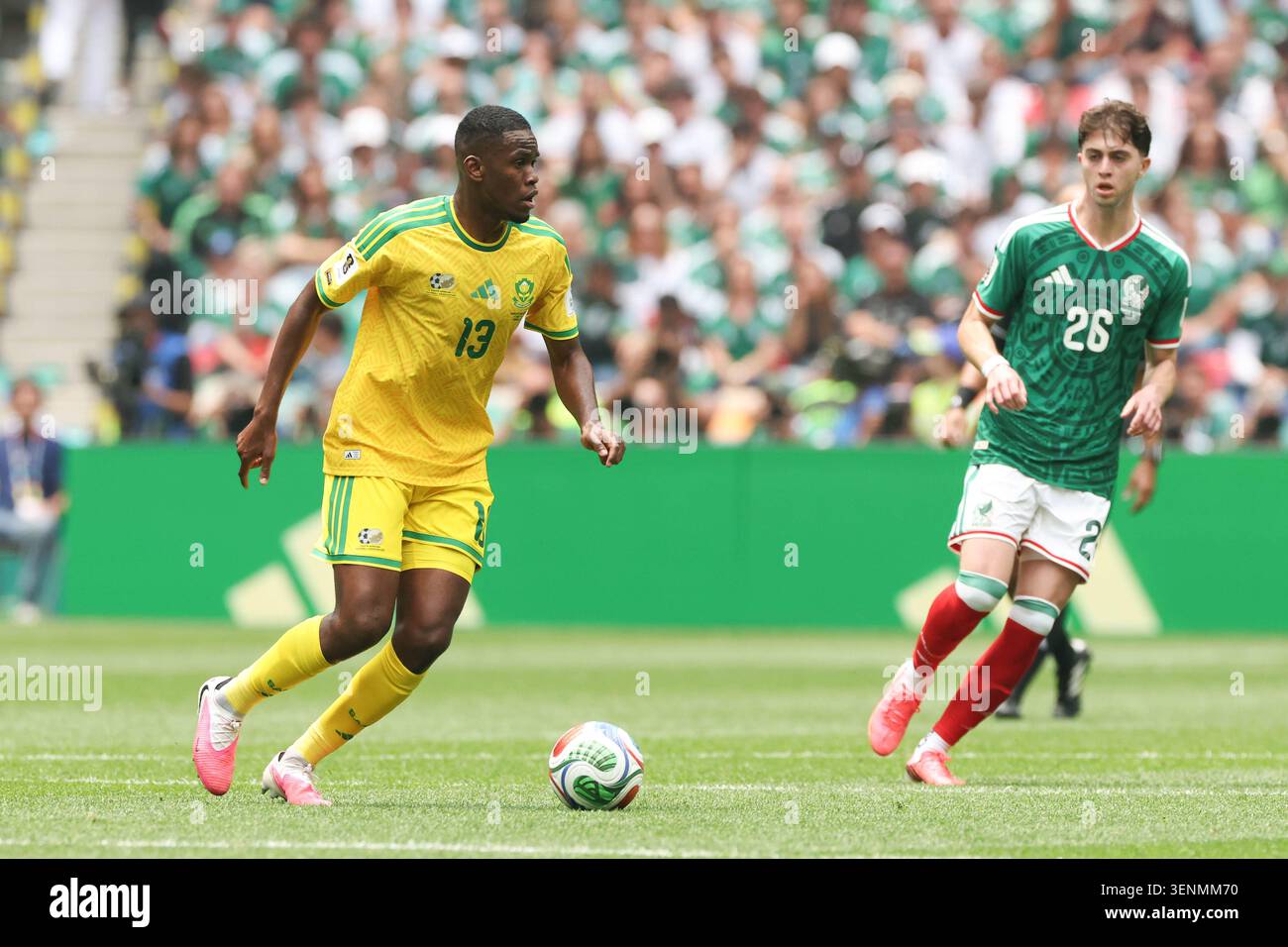 IPA85600067 - Yaya Sithole of South Africa during the FIFA World Cup ...