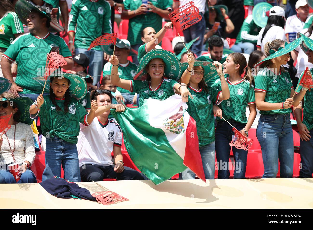 IPA85600077 - Supporters, fans of Mexico during the FIFA World Cup 2026 ...