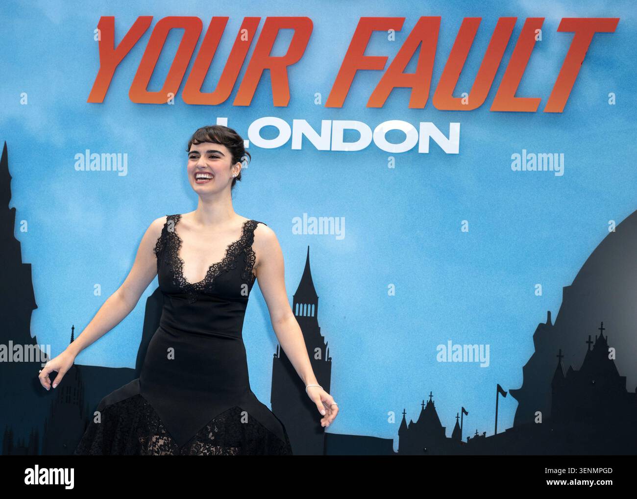 Asha Banks attends "Your Fault: London" UK Premiere at Cineworld ...