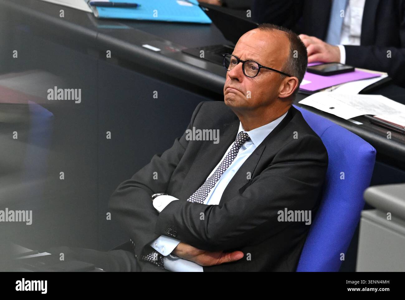 12 June 2026, Berlin: Chancellor Friedrich Merz (CDU) during the ...