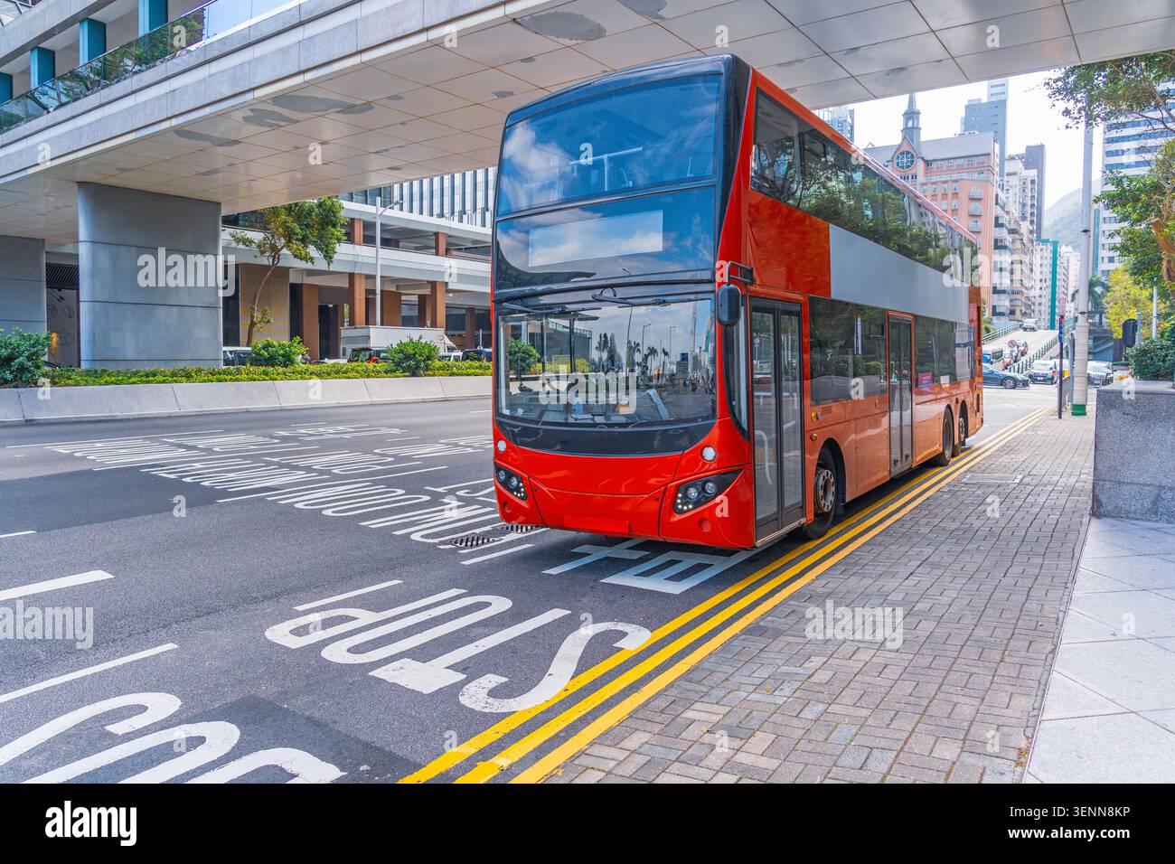 Traveler Explore route Hong Kong red City Bus Wisdom Motor Company ...