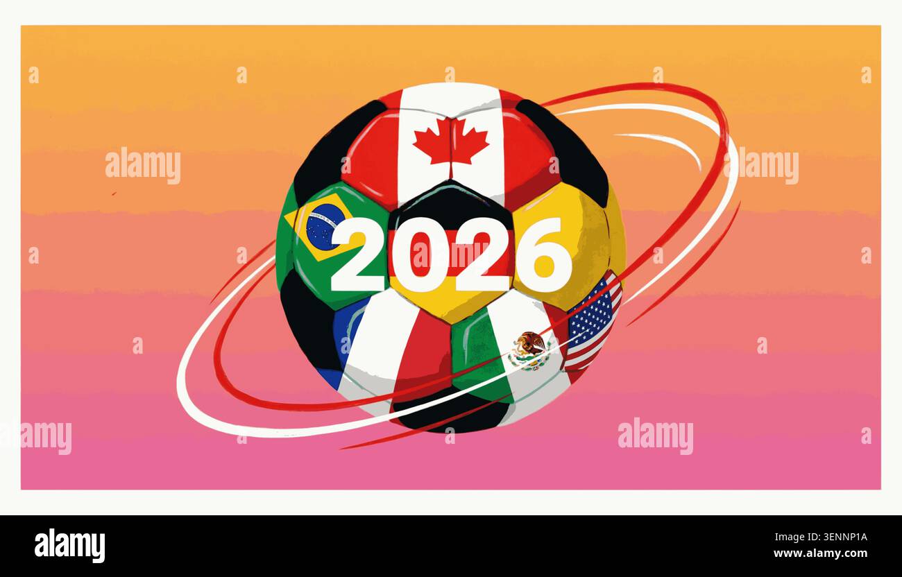 Detailed soccer ball displays a unique collection of diverse national ...