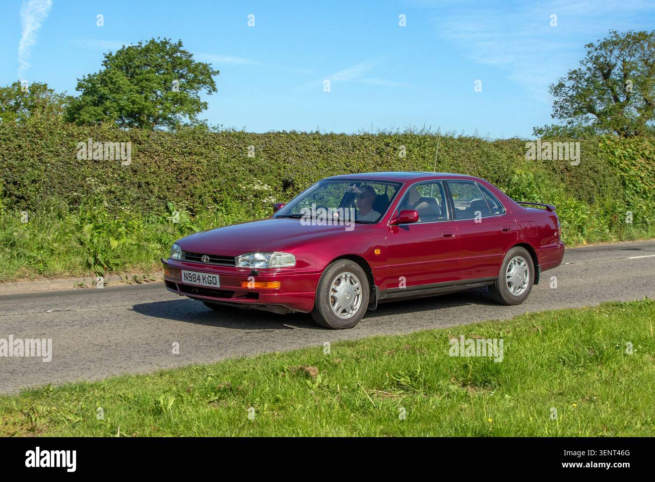 1996 nineties Red Toyota Camry Gx V6 Inj A Auto 4-door saloon Car ...