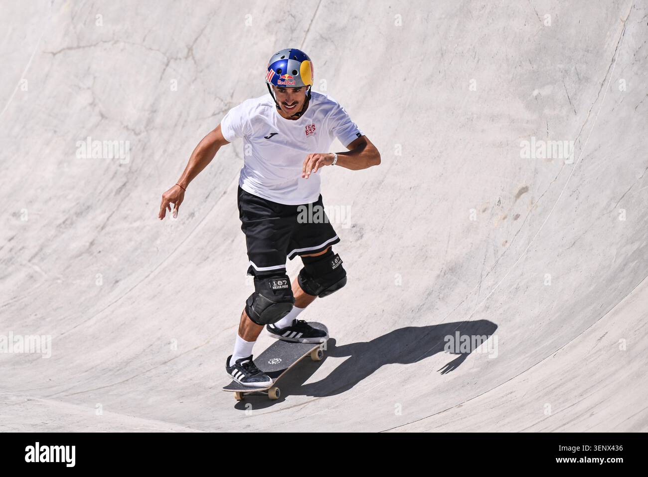 IPA85619281 - Danny LEON (ESP) competes in the men's quarterfinals of ...