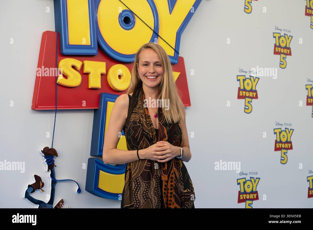 Esperaldo Moya attends the premiere of "Toy Story 5" at Cines Callao on ...
