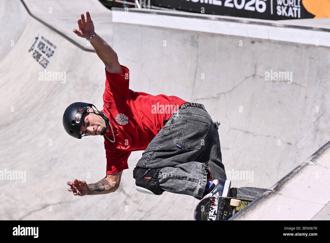 IPA85619612 - Pedro QUINTAS (BRA) competes in the men's quarterfinals ...