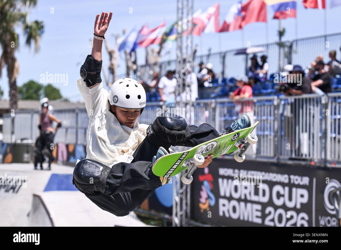 Hikari SATAKE (JPN) competes during Women’s Quarter of Final WST World ...