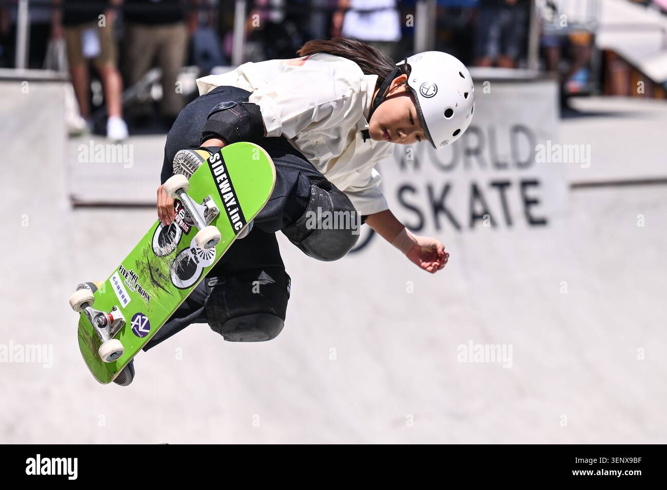 Hikari SATAKE (JPN) competes during Women’s Quarter of Final WST World ...
