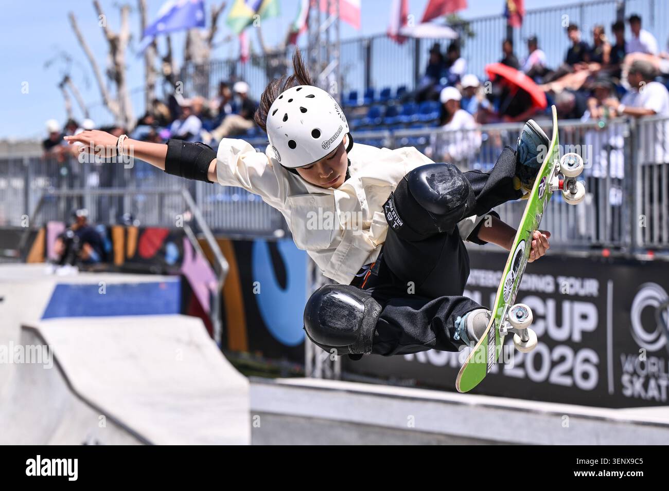 Hikari SATAKE (JPN) competes during Women’s Quarter of Final WST World ...