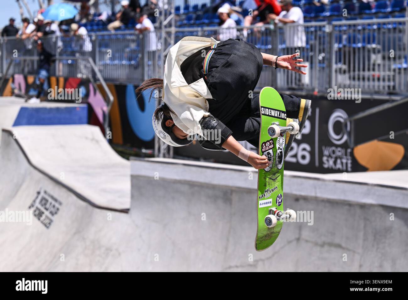 Hikari SATAKE (JPN) competes during Women’s Quarter of Final WST World ...