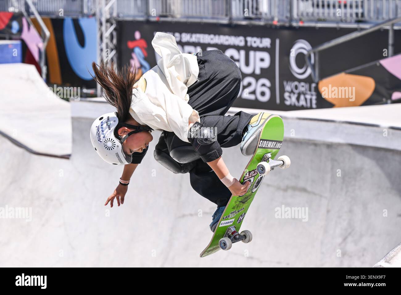 Hikari SATAKE (JPN) competes during Women’s Quarter of Final WST World ...