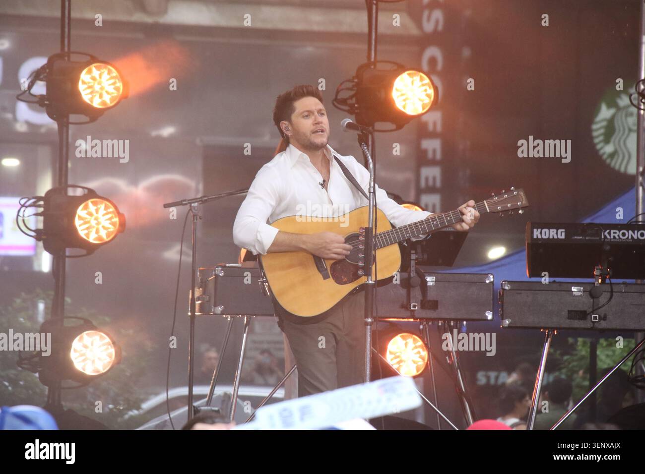 New York June 12, 2026. Niall Horan perform on Today Citi Concert ...