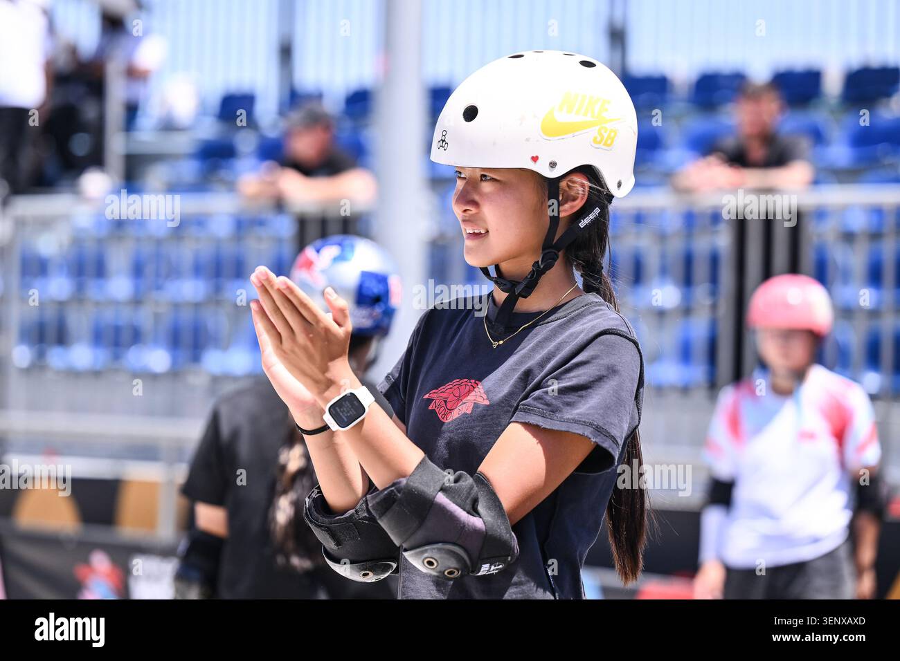 IPA85620701 - Haohao ZHENG (CHN) competes in the women's quarterfinals ...