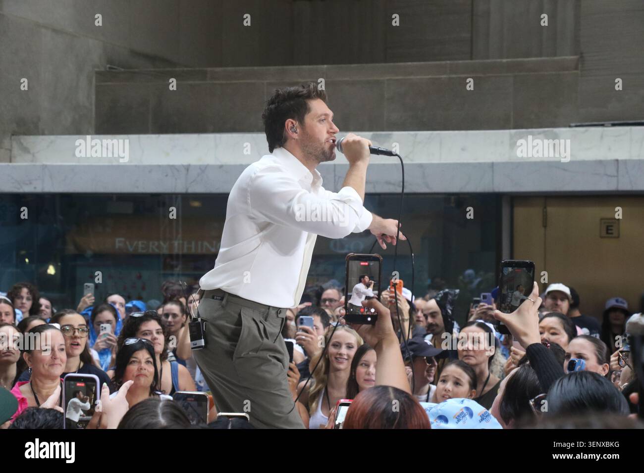 New York June 12, 2026. Niall Horan perform on Today Citi Concert ...