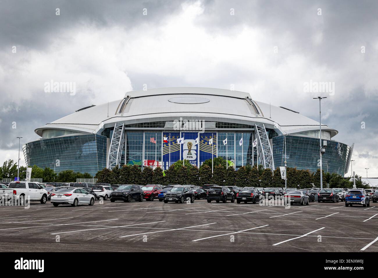 General outside view of the Dallas Stadium ahead of the FIFA World Cup ...