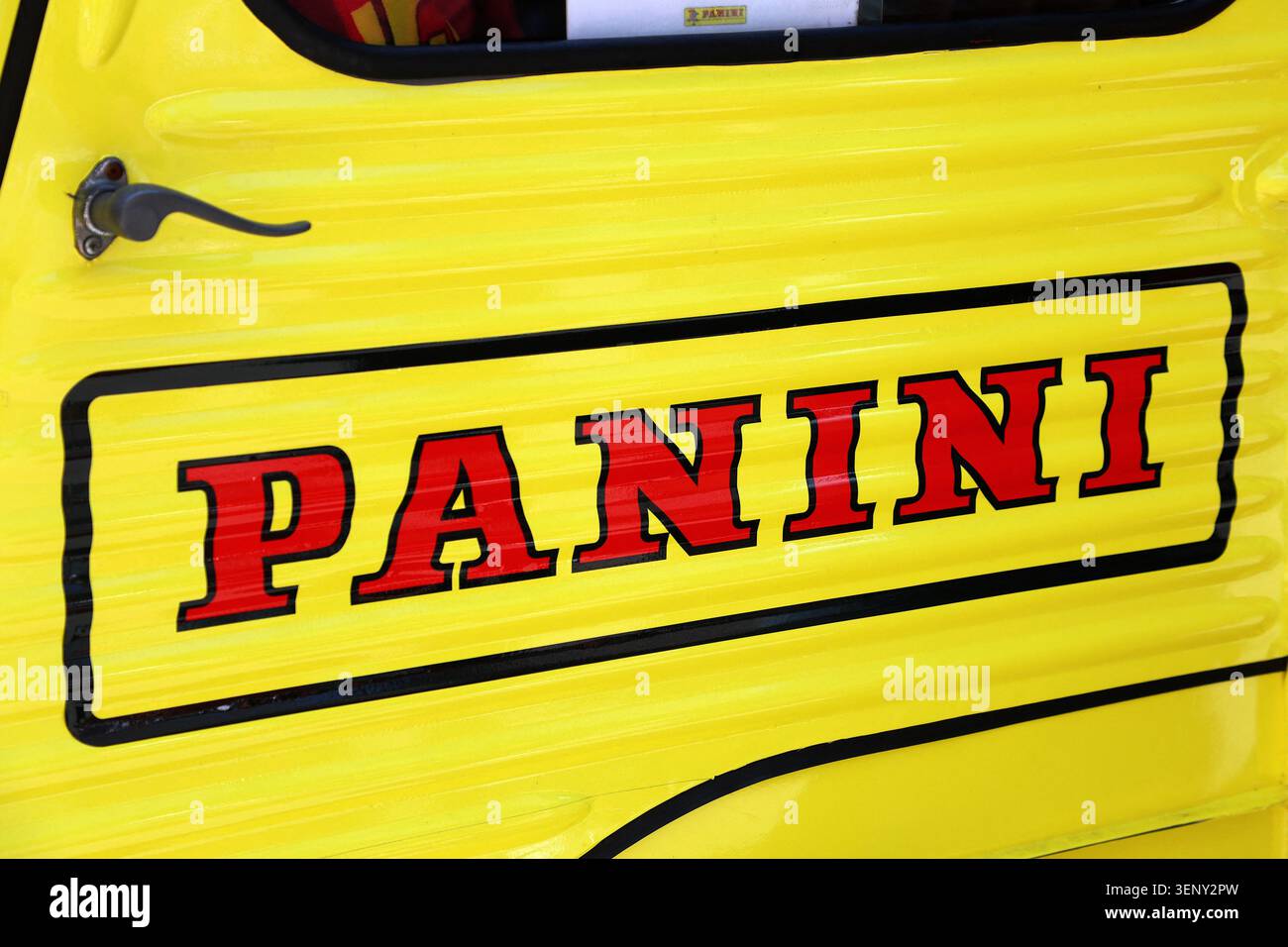 Panini stickers truck at the Rockefeller Center during the World Cup ...