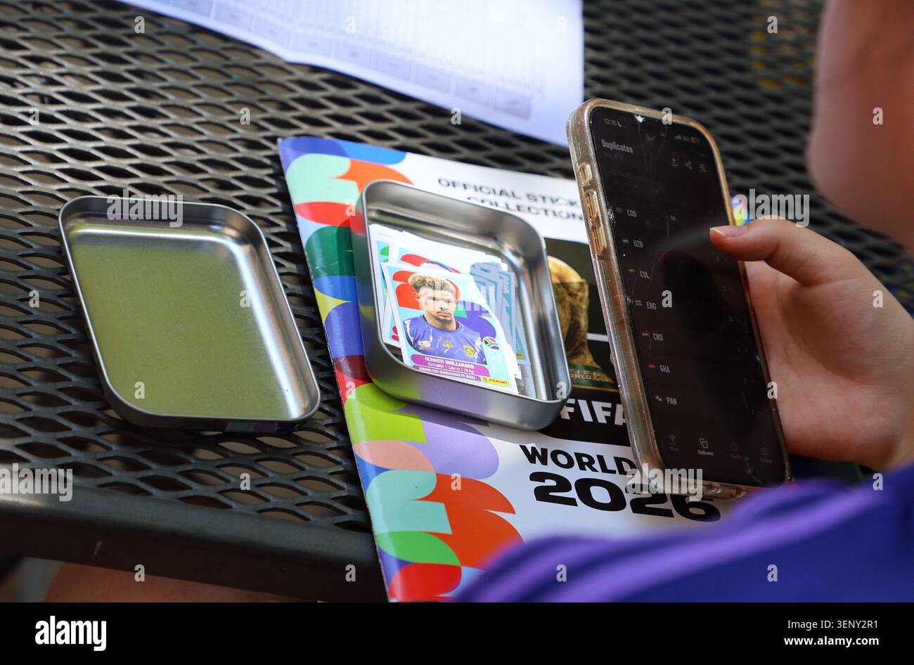 Panini stickers truck at the Rockefeller Center during the World Cup ...