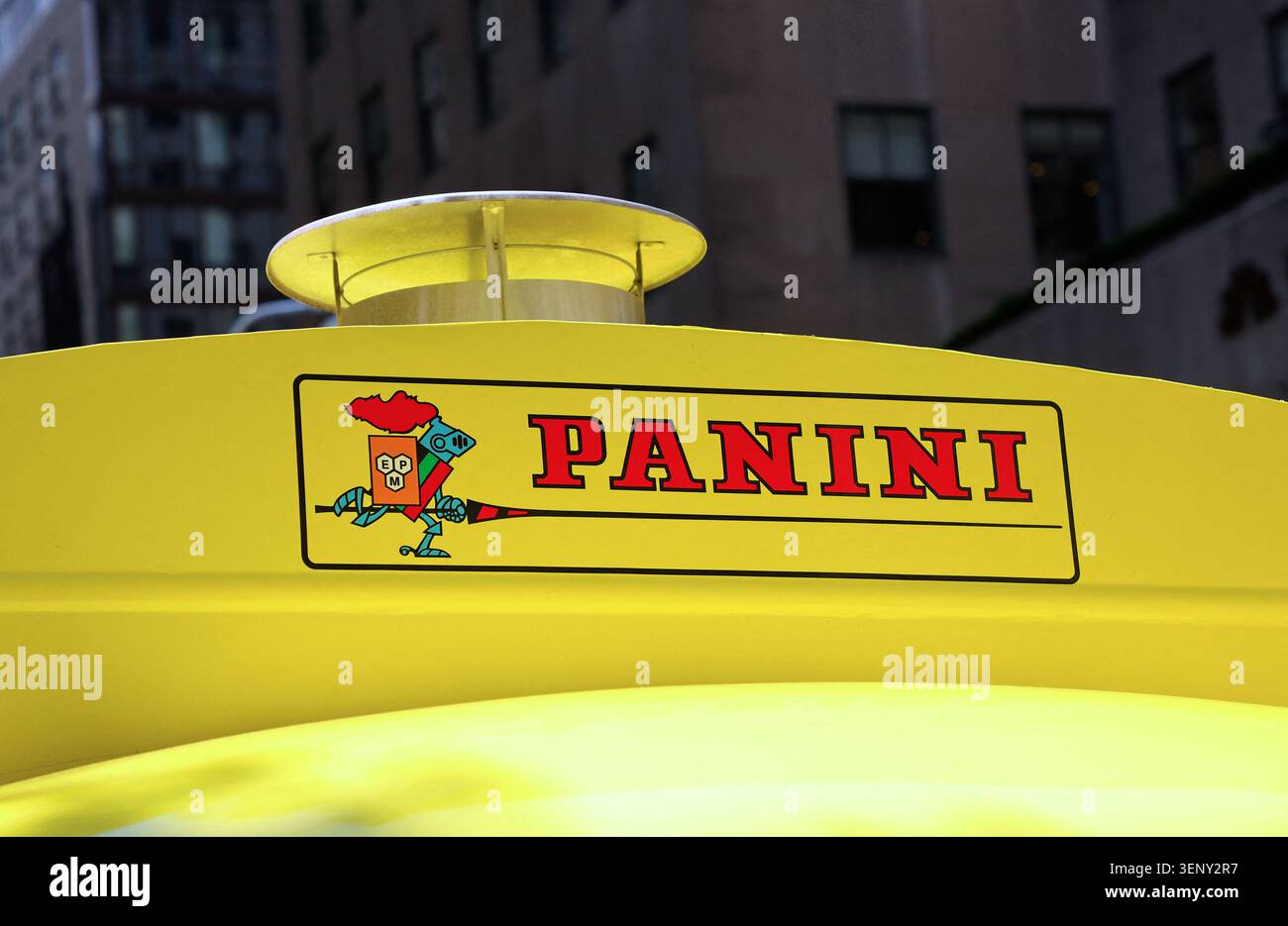 Panini stickers truck at the Rockefeller Center during the World Cup ...