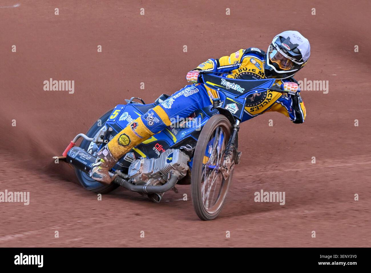 Scott Nicholls of Plymouth Gladiators leads during Heat 4 of the ...