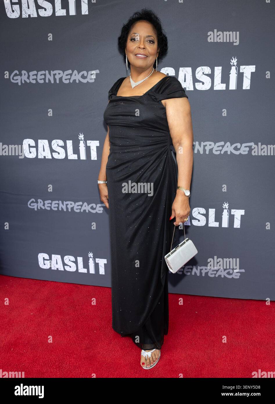 Sharon Lavigne attends the premiere of "Gaslit" at the IFC Center on ...