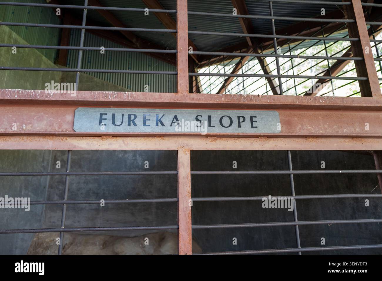 Signage for Eureka Slope at Black Diamond Mines Regional Preserve ...